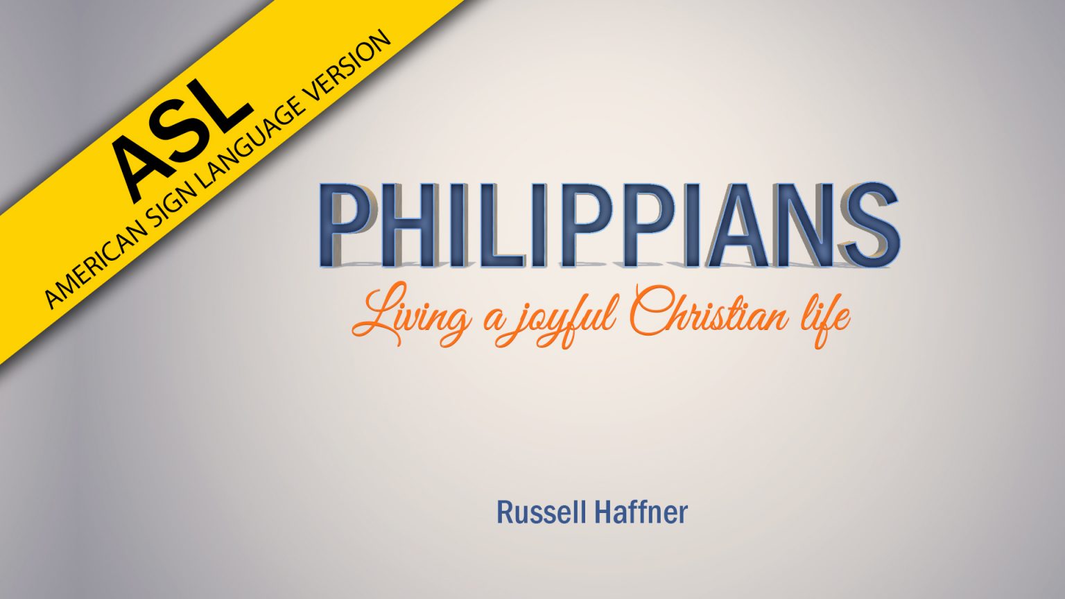 Philippians (Online Bible School) | WVBS Online Video