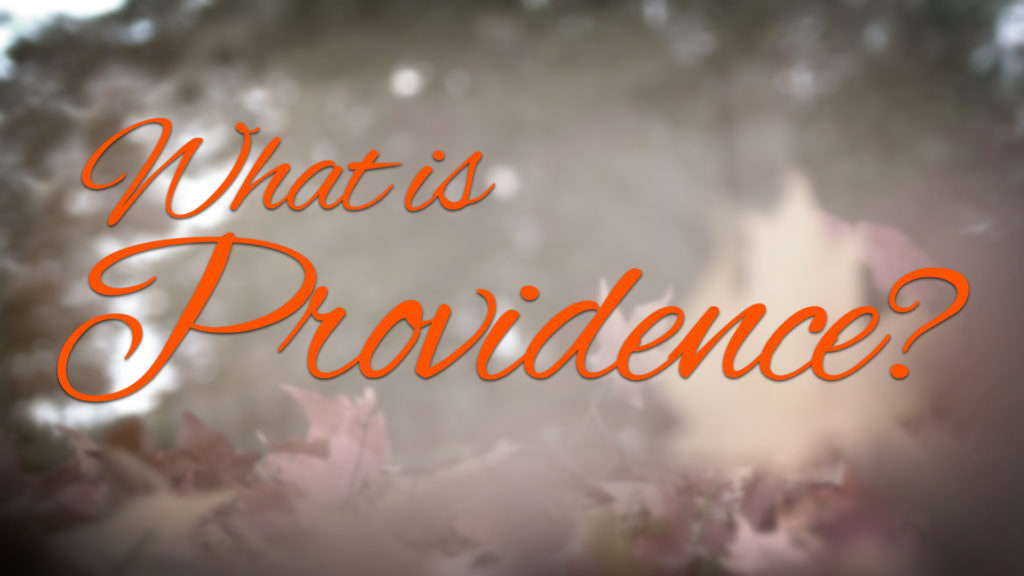 Providence: 1. Assumptions and Goals | WVBS Online Video